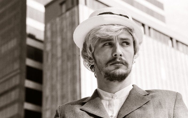 James Franco Point And Laugh Gif