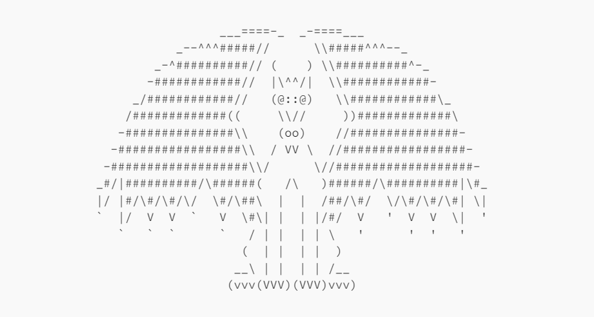 Dragón De Arte Ascii Simple