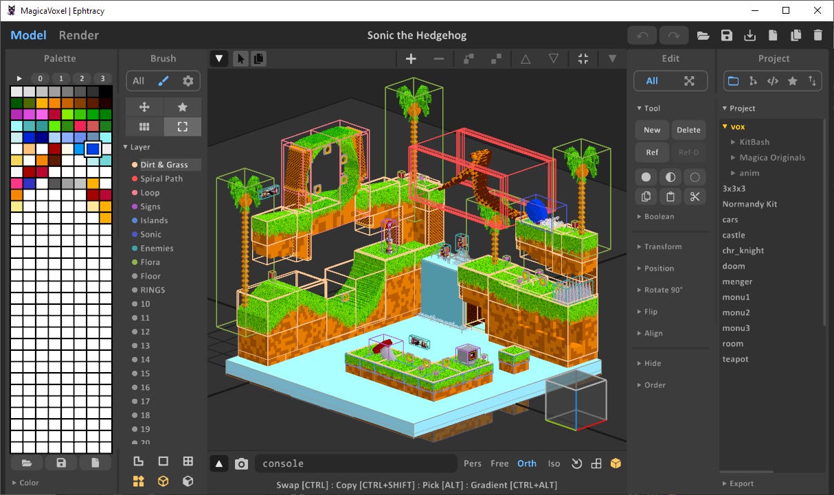 Magicavoxel Affinity Play Here Is A New Voxel Scene I'm Working....
