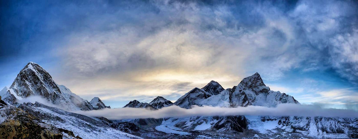 Everest Summit Panorama