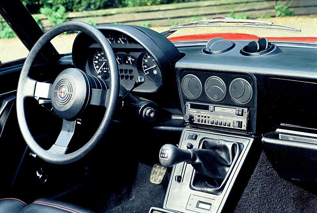 1974 Alfa Romeo Spider Interior