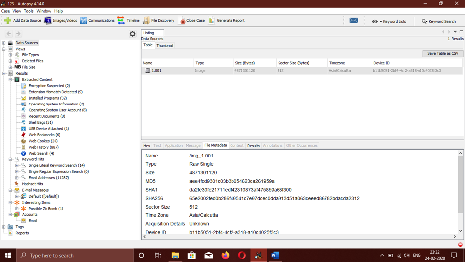 Data Forensic Software