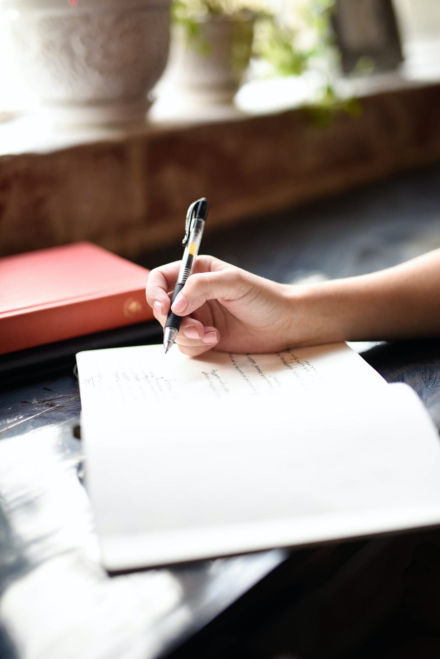 Girl Writing Poetry