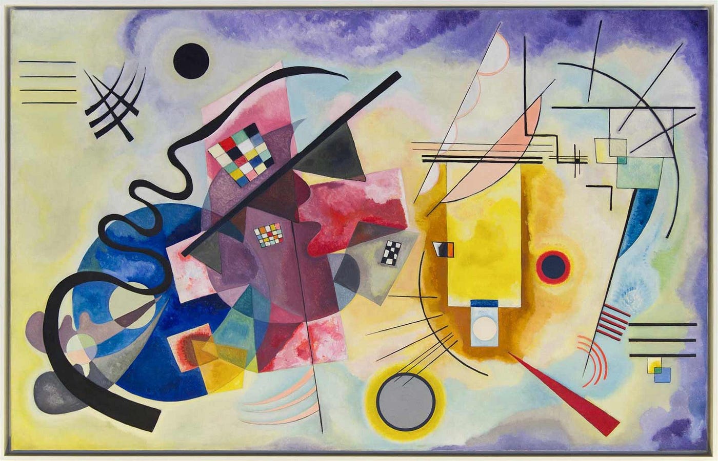 Kandinsky Yellow Red Blue