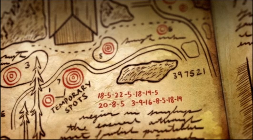Gravity Falls Hidden Backwards Message