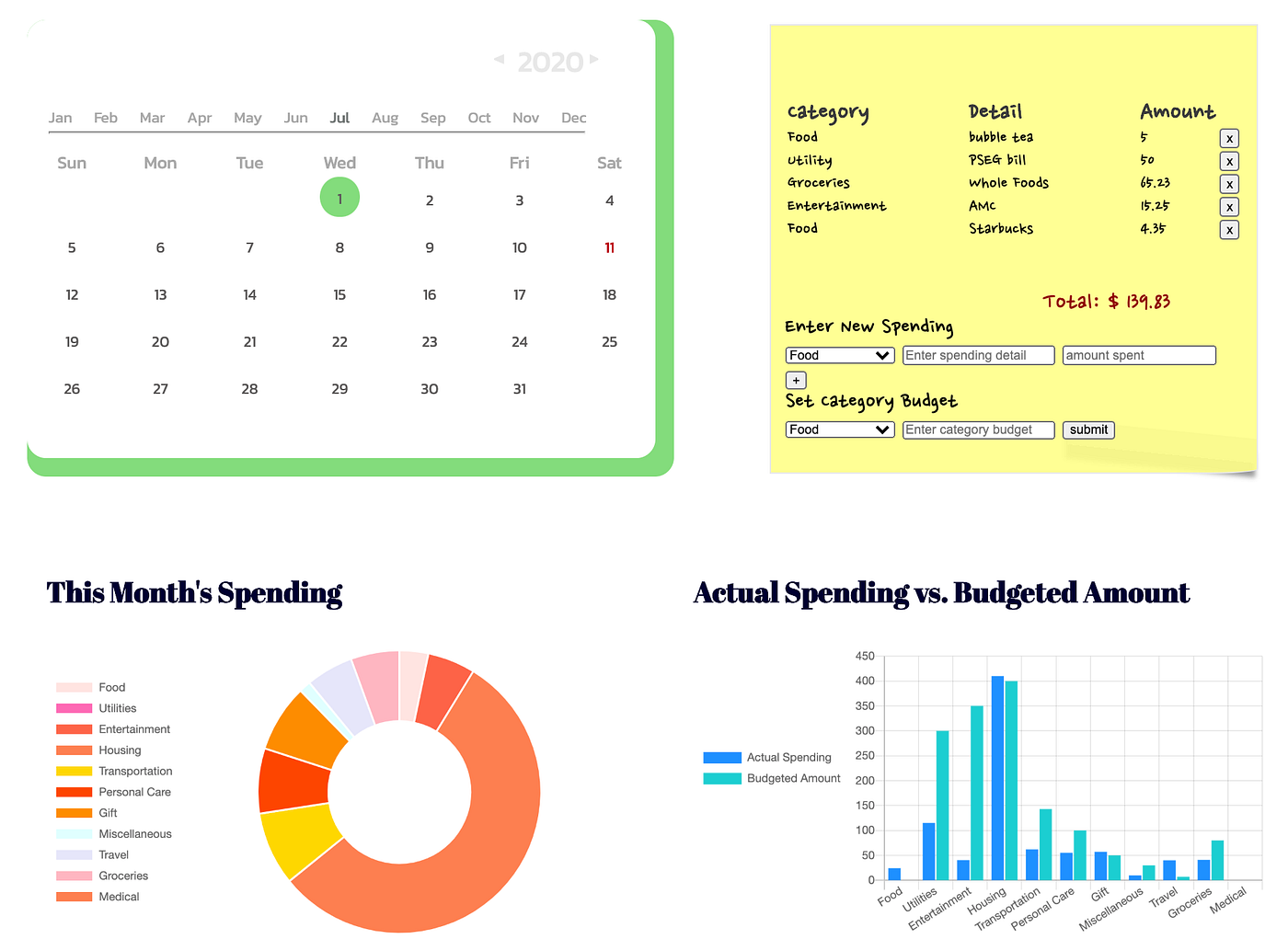 Challenge of building a Calendar with Pure JavaScript - serwer2311392.home.pl