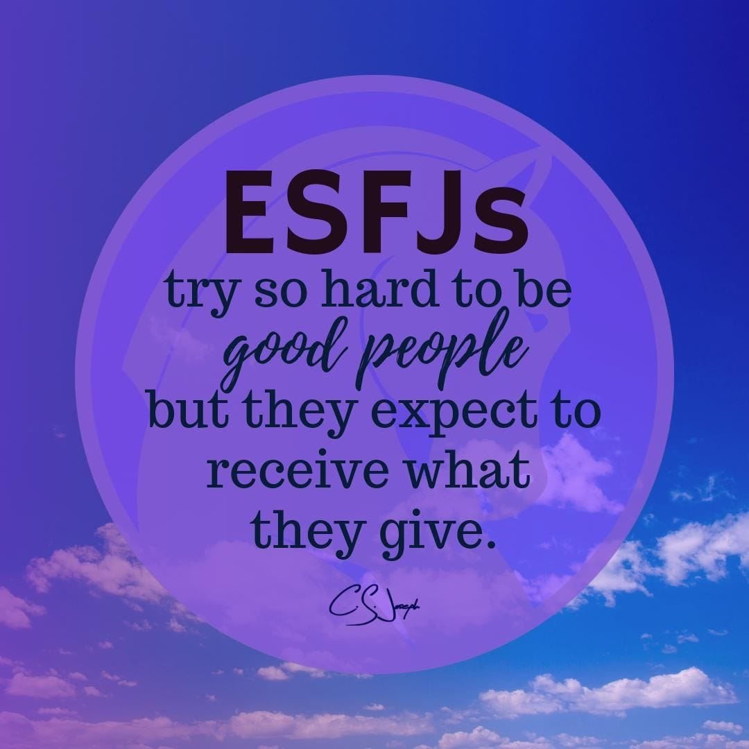 Esfj Personality Quotes