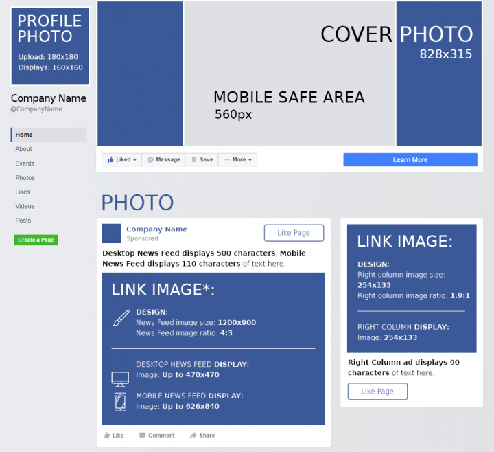 Facebook Timeline Image Size Cheat Sheet Facebook Cover Kit Size,