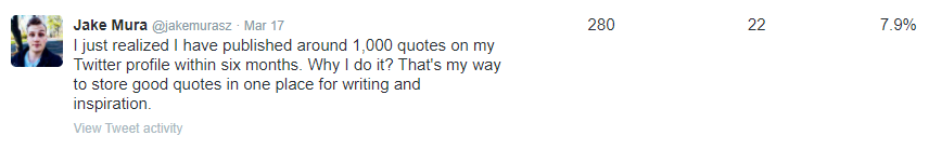 Good Twitter Profile Quotes