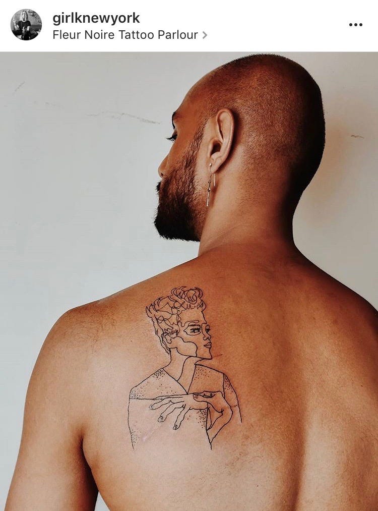 Frank Ocean Chest Tattoo