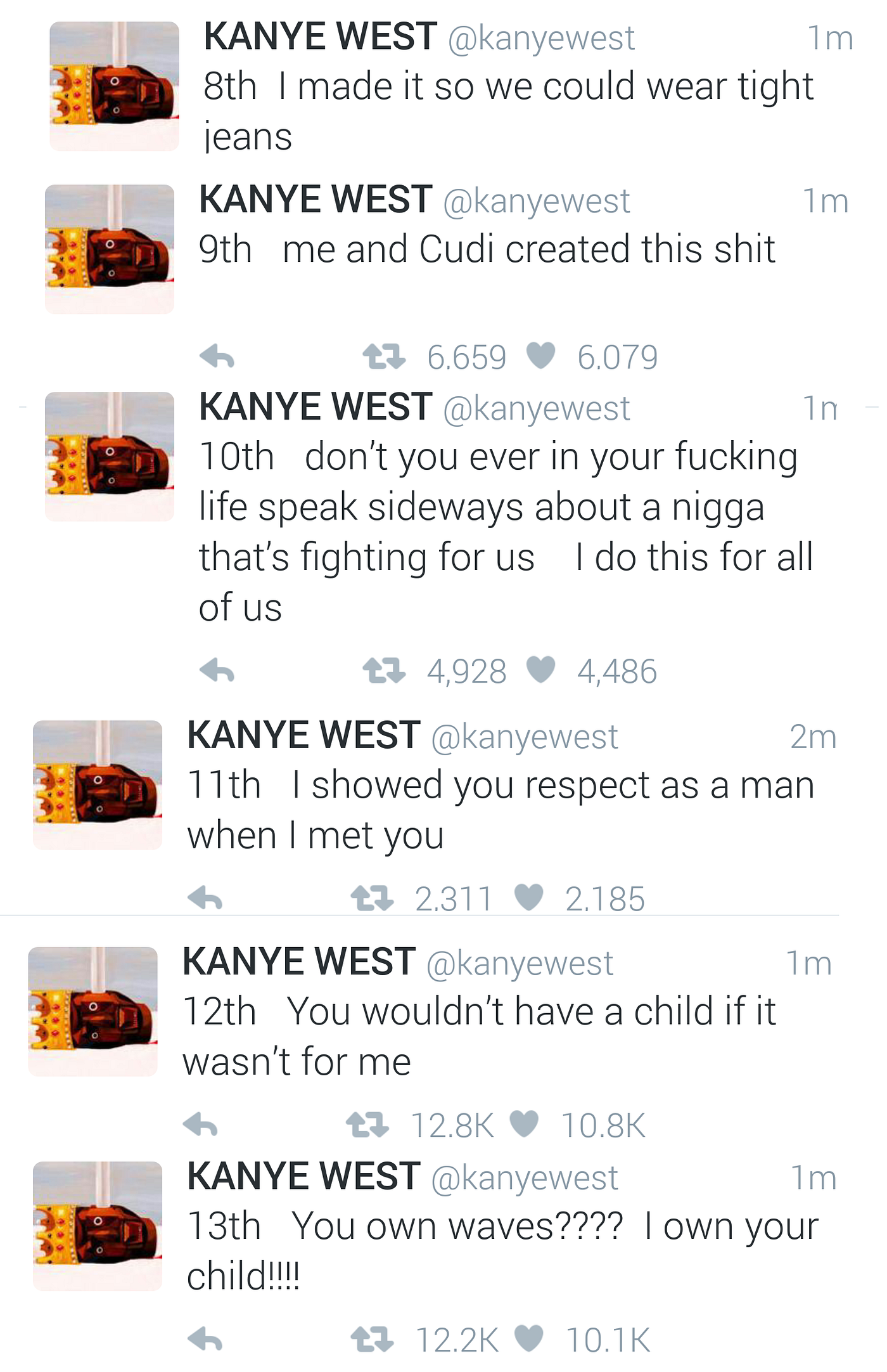 Kanye West Tyler The Creator Tweet