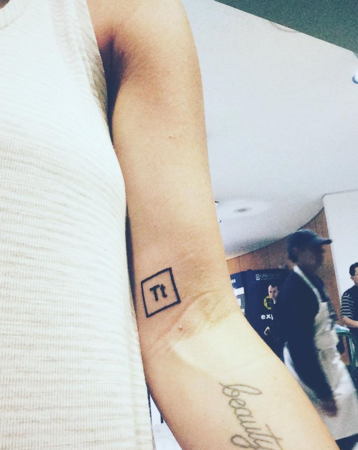 Sobriety Date Tattoo