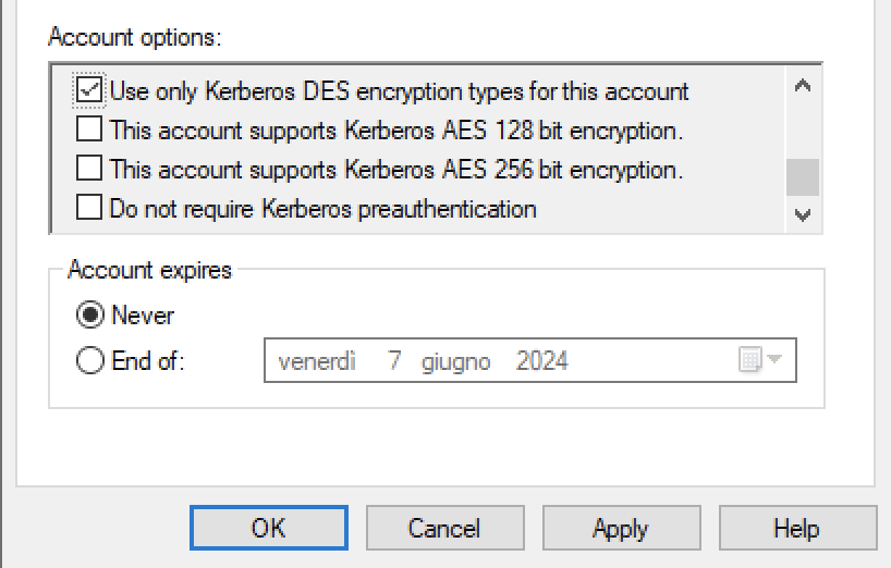 Usedeskey Kerberoasting: AES Encryption, Protected User Group And