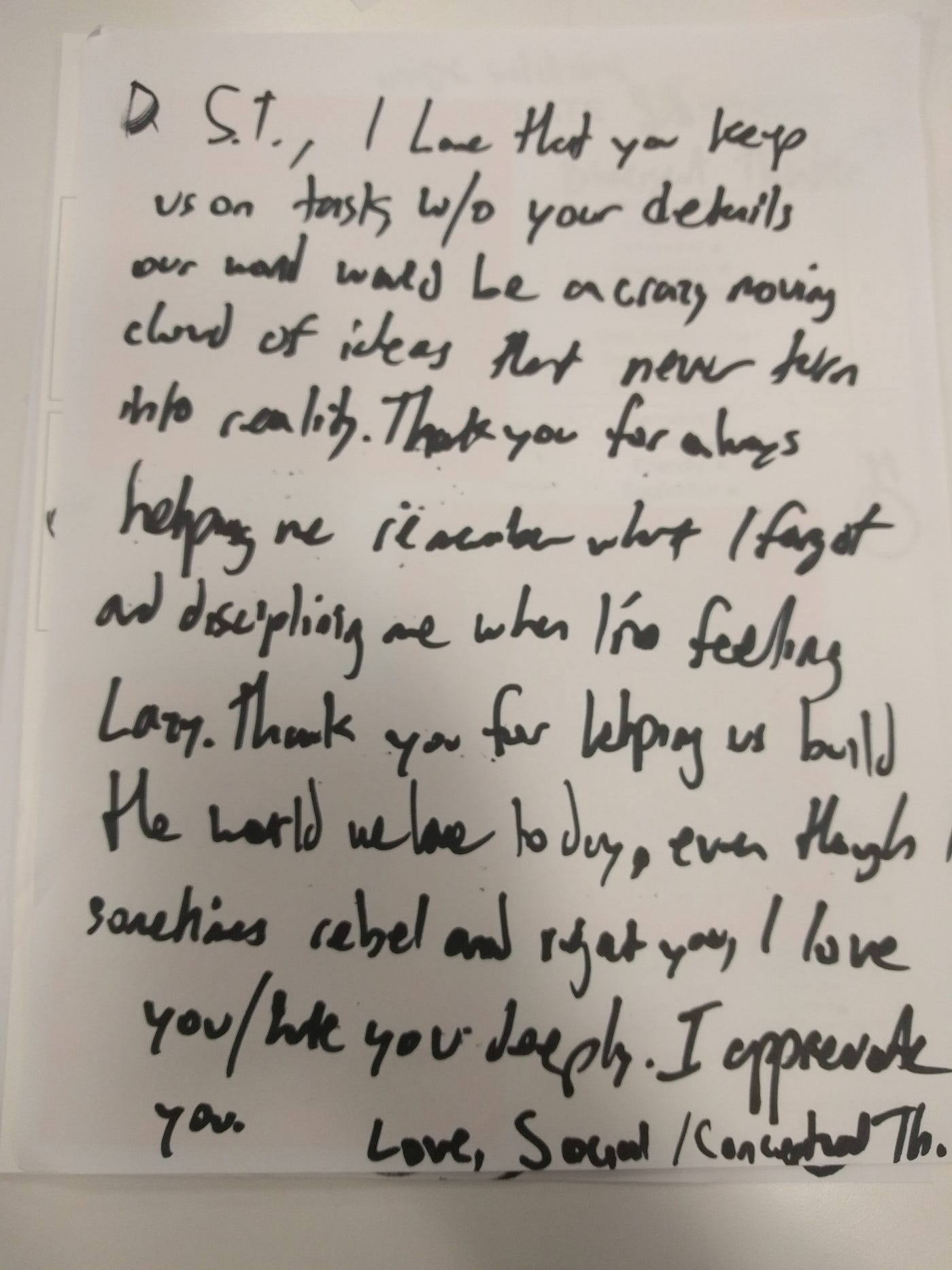 Dear Boyfriend Love Letter