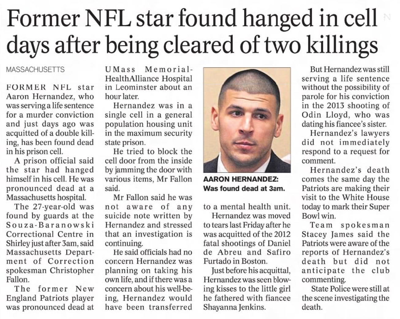 Aaron Hernandez Prison Basketball