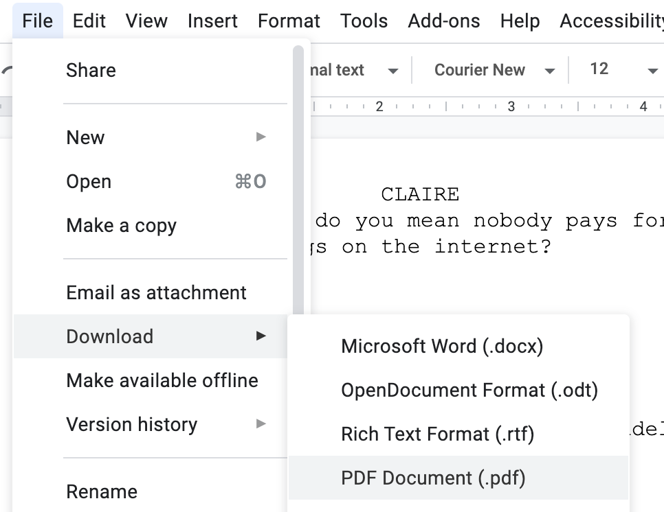 Reproduzir Formato De Script Script