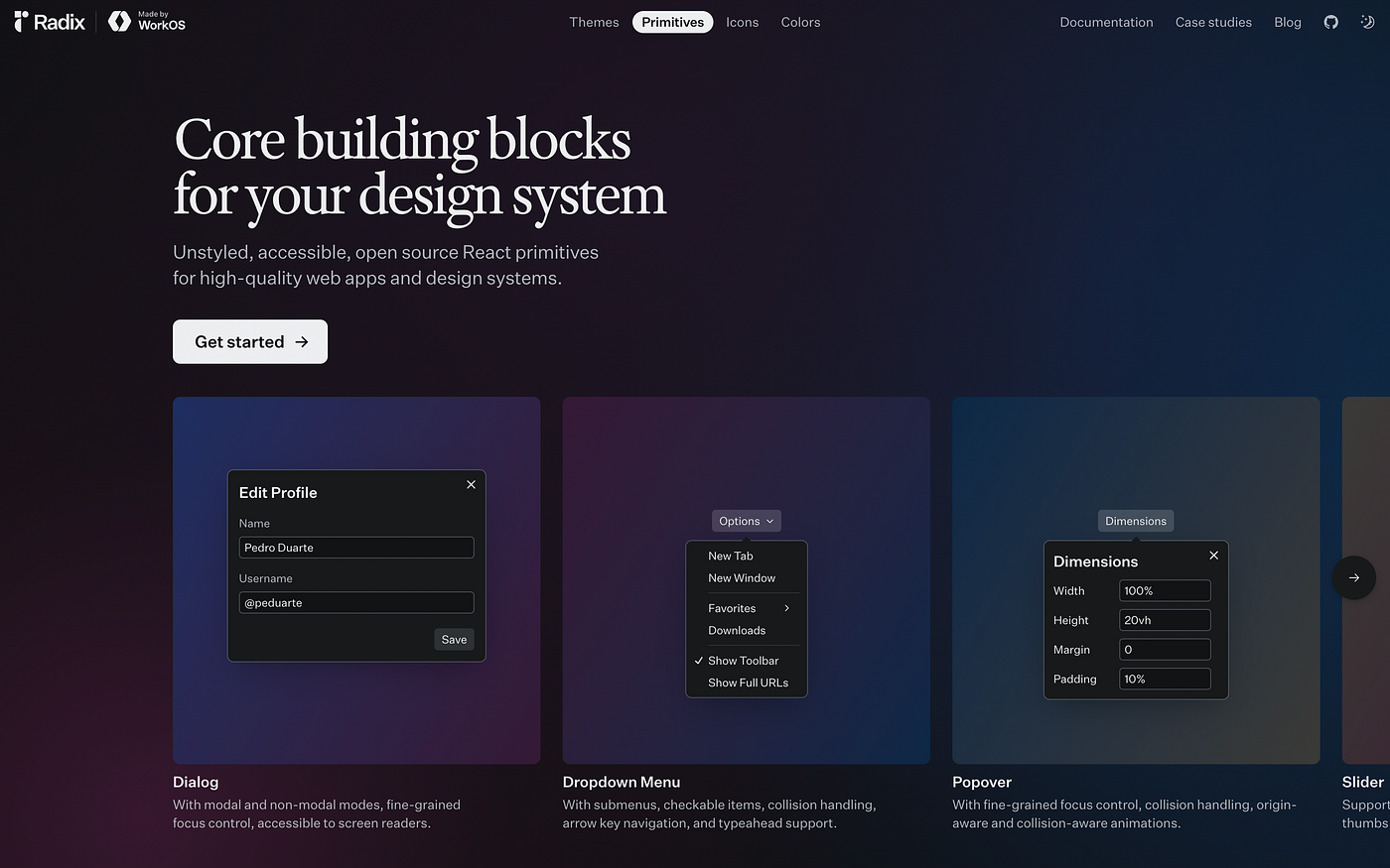 Creating React Components with Radix-UI and Tailwind: A💳 Explore o universo do entretenimento ...