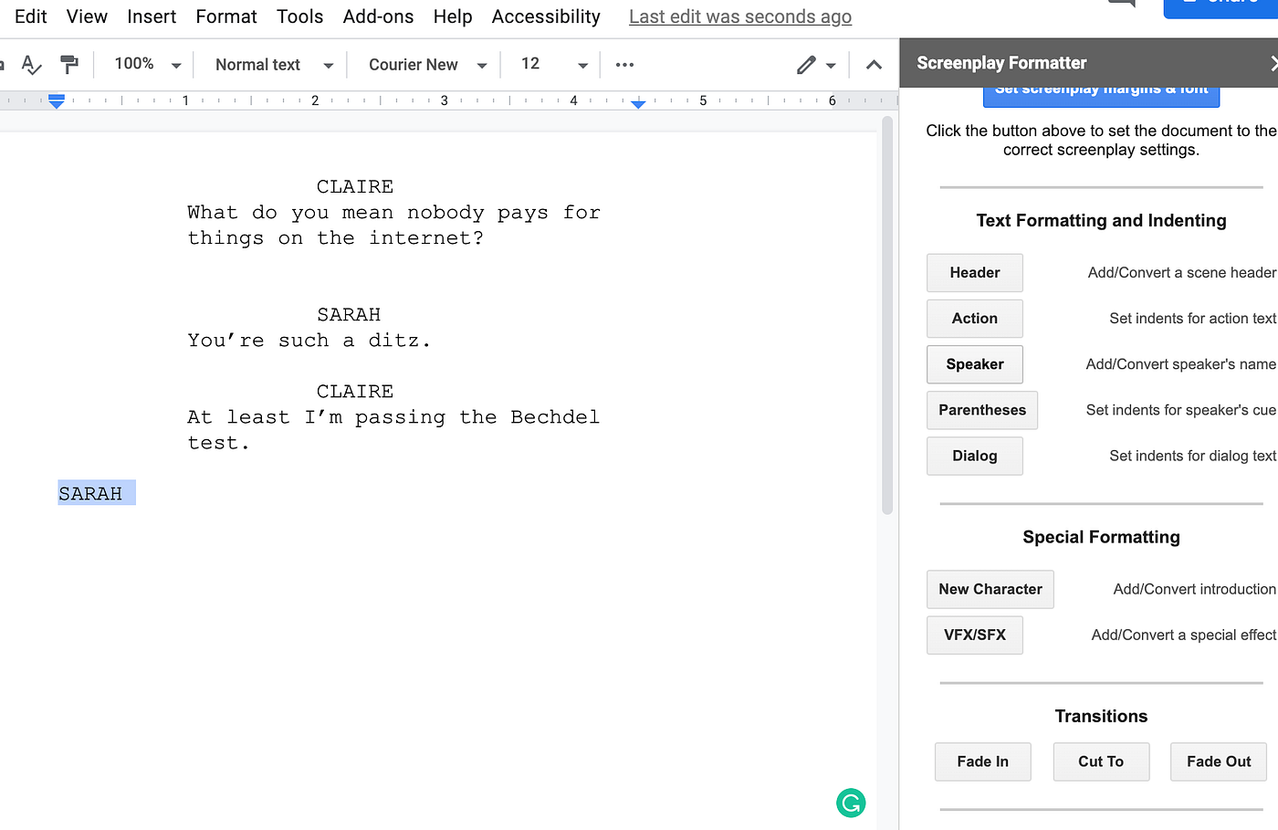 Reproduzir Formato De Script Script