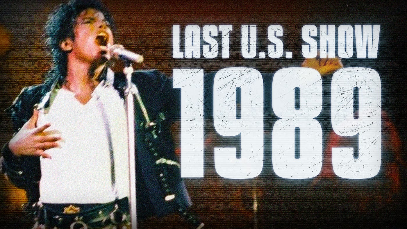 Michael Jackson Bad Tour 1989