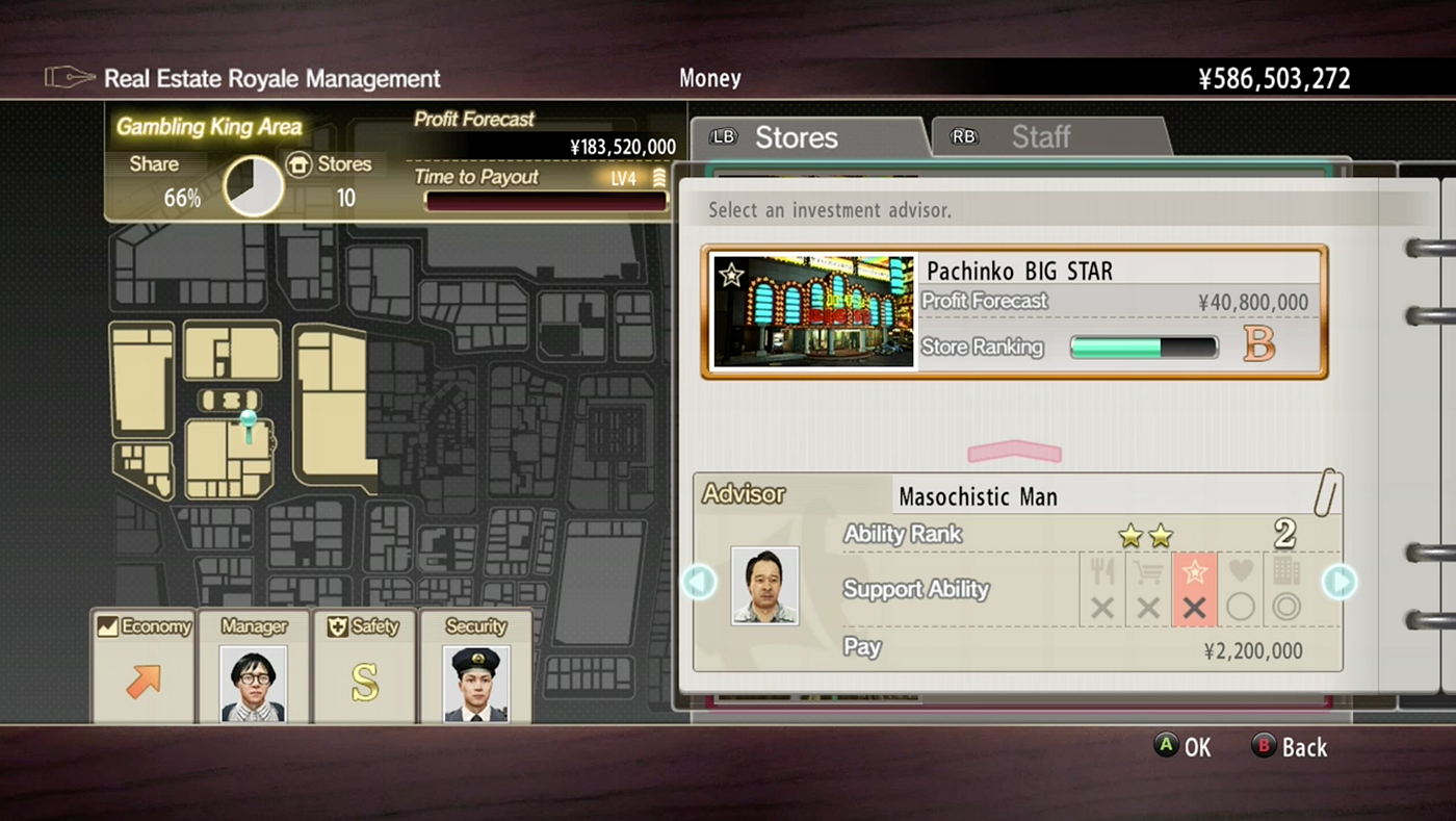 Yakuza 0 Map Triad