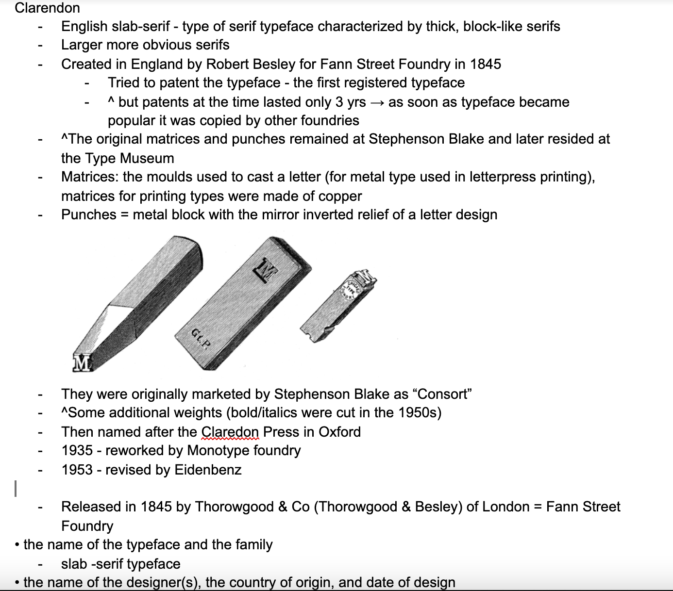 Clarendon Font History