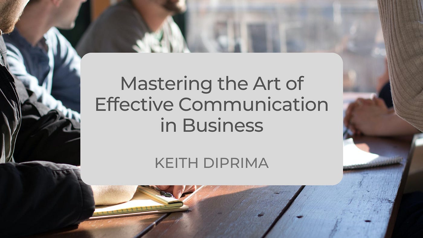 Effective Communication In Business