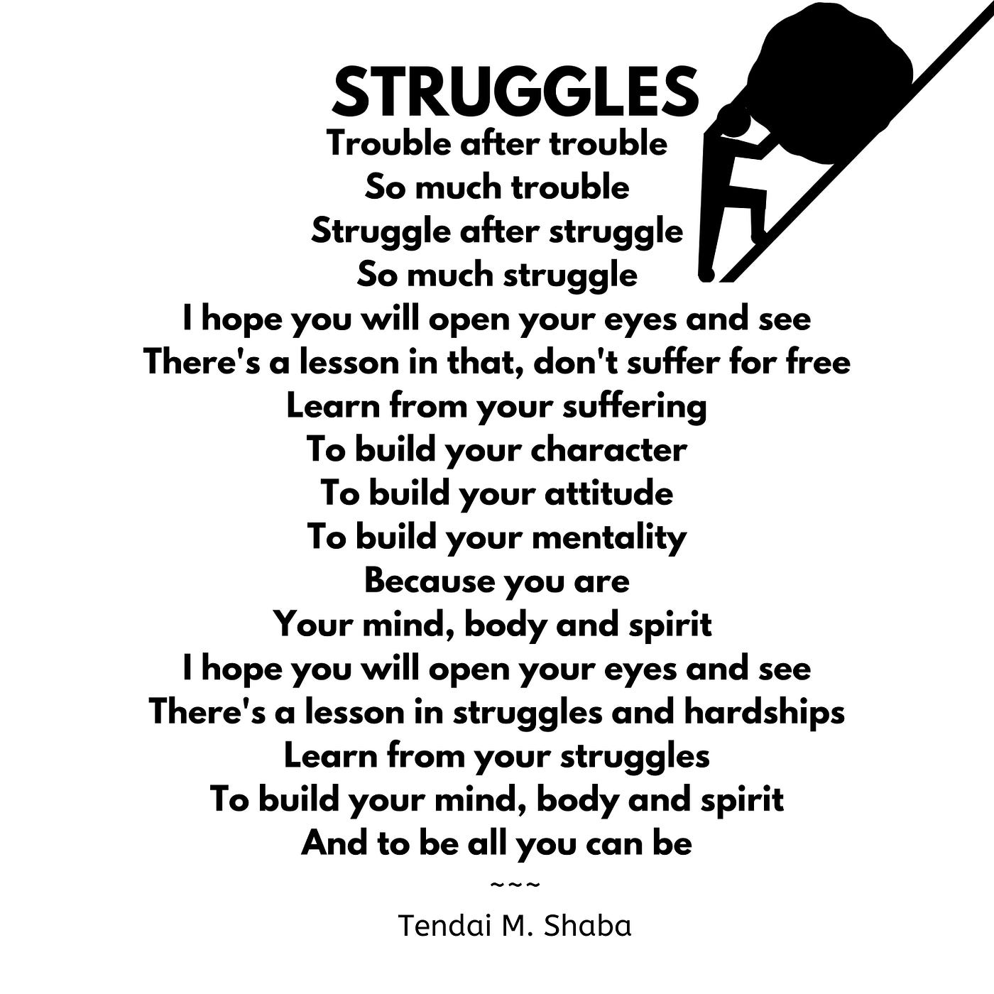 Poems About Life Struggles That Rhyme Your Quarter Life Crisis Summed
