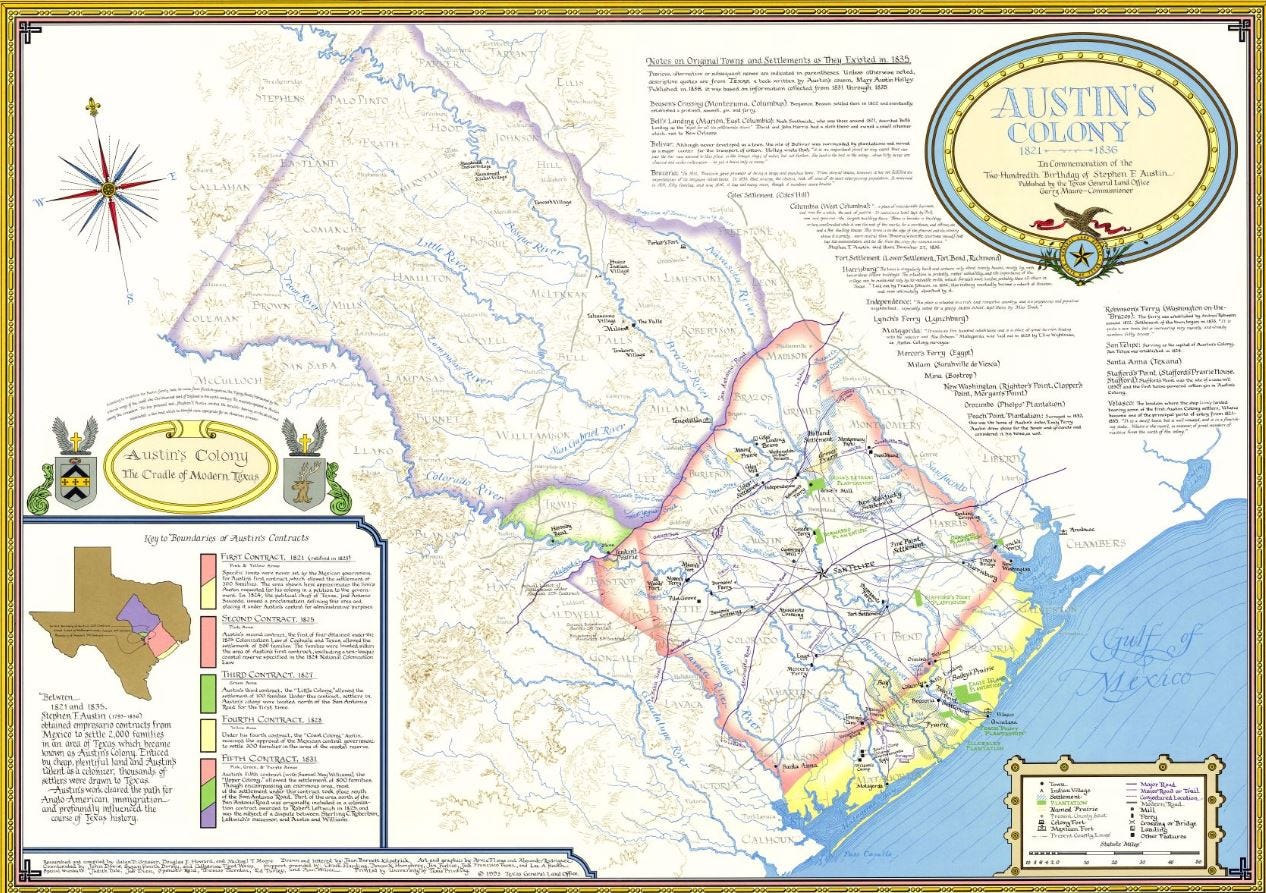 Map Of Major Colonies In Texas The Texas Freedom Colonies Project