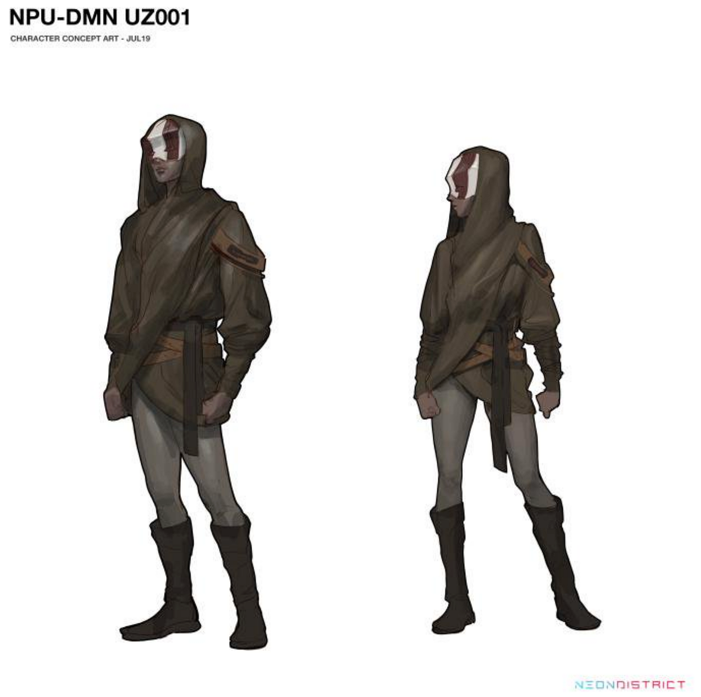Hooded Character Concept Art