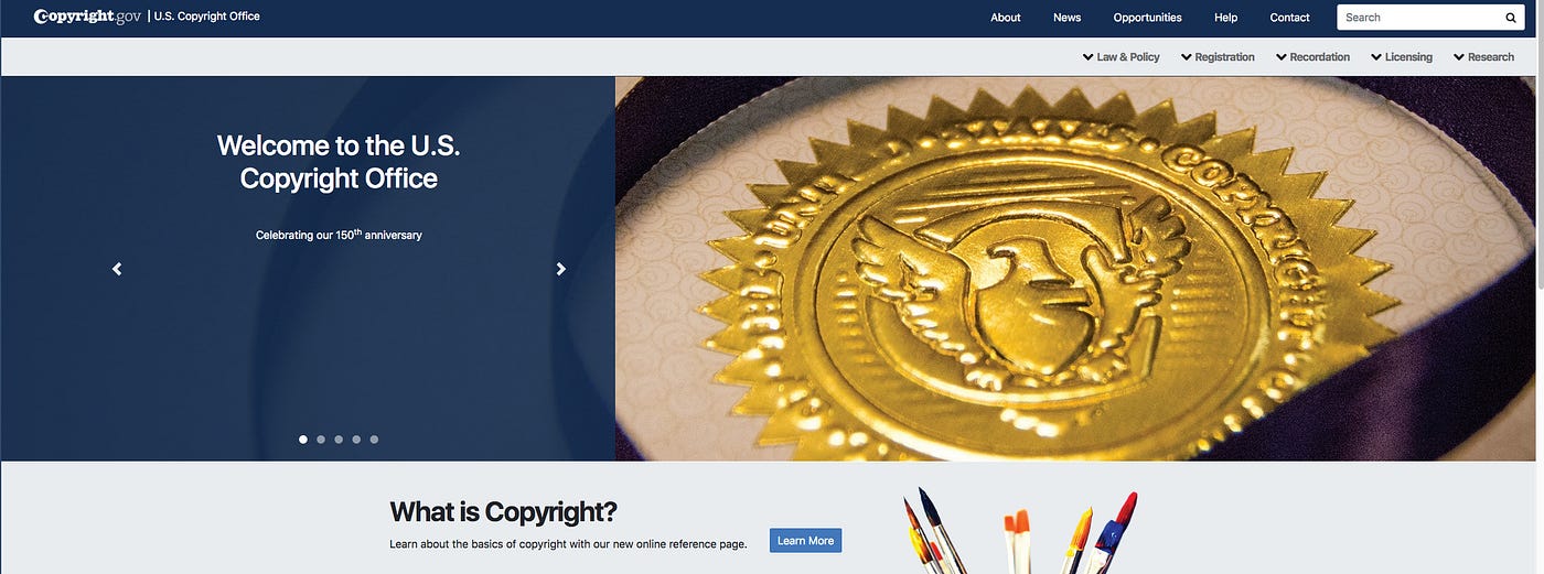 Copyright Symbol Registration