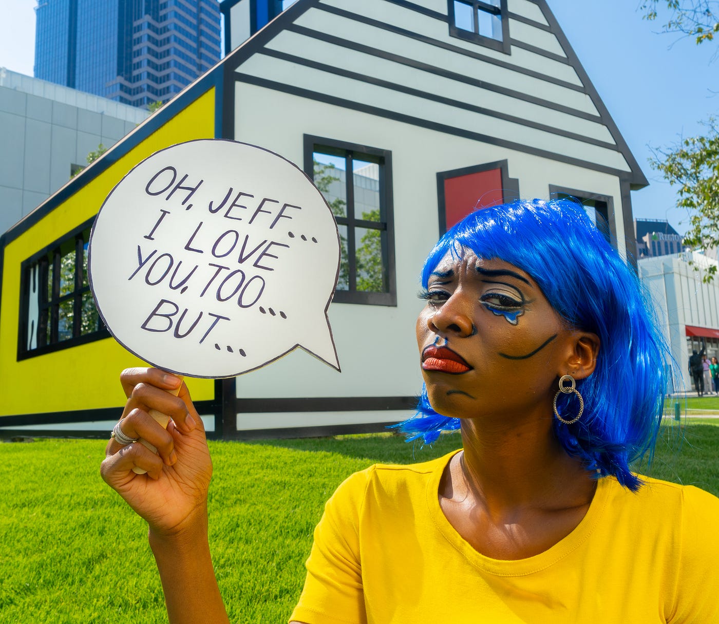 Roy Lichtenstein Oh Jeff I Love You Too But Costume