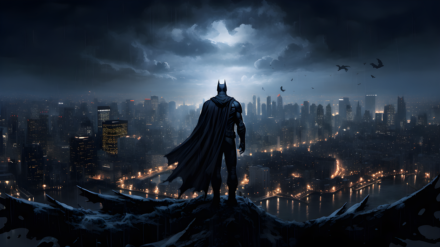 Batman Flying Coloring Pages