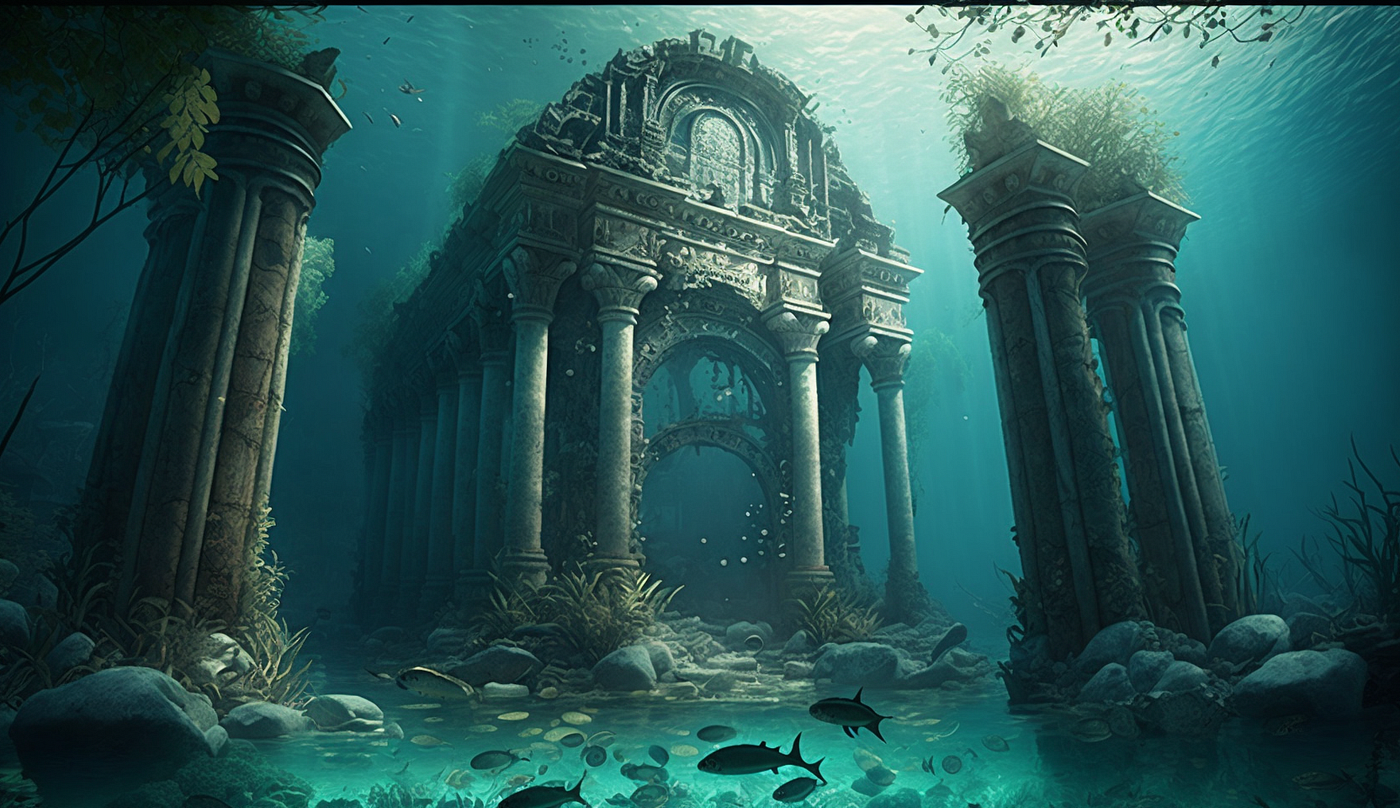 Flooded City Underwater