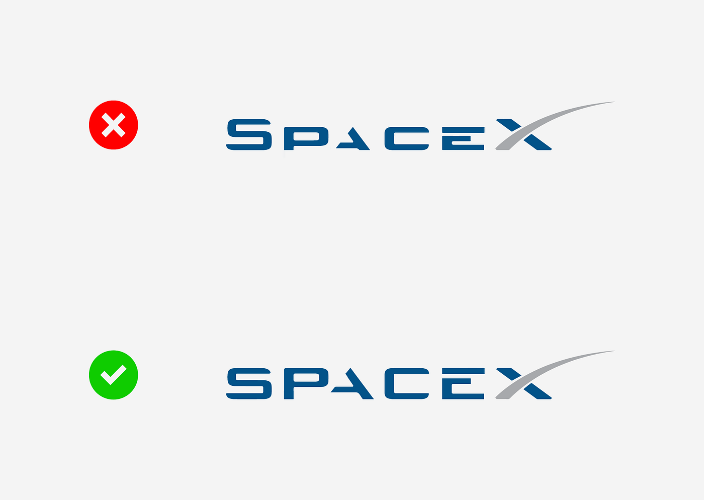 Spacex Letters Logo