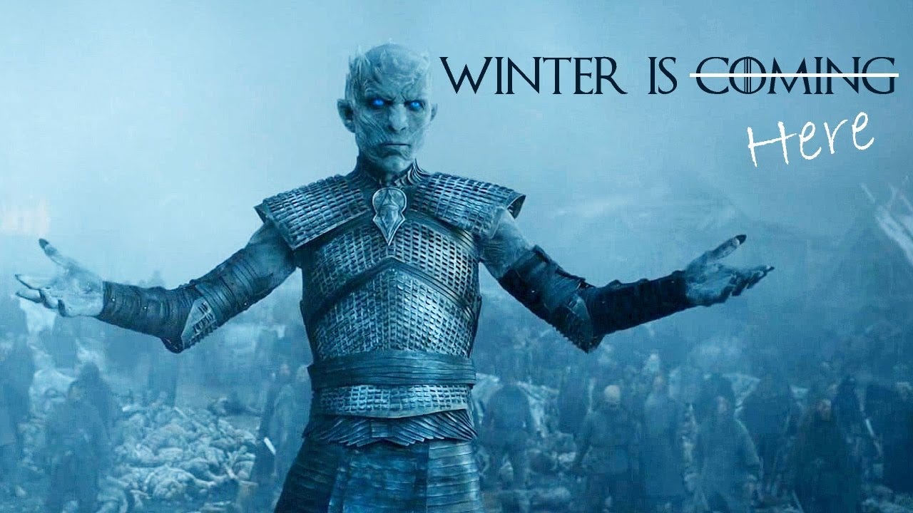 Winter Is Here Game Of Thrones