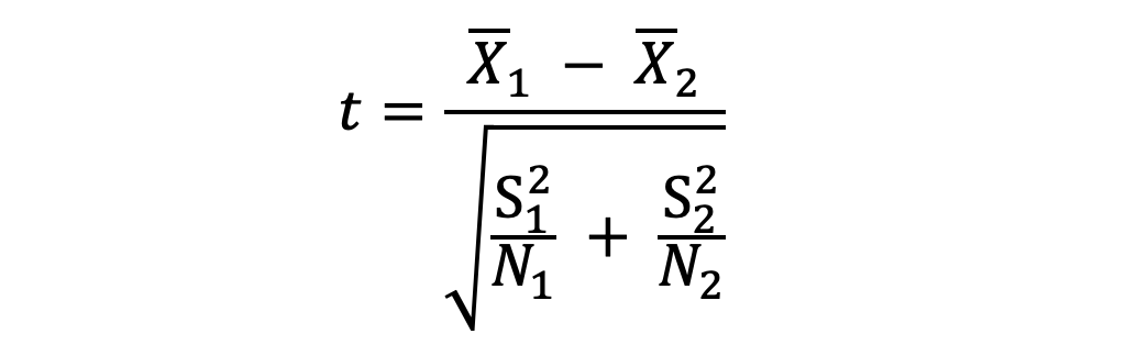 T Test Formula Two Sample