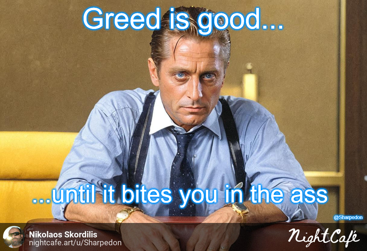 Gordon Gekko Memes Business Fortunes | 🎥 “Wall Street” 1987 A
