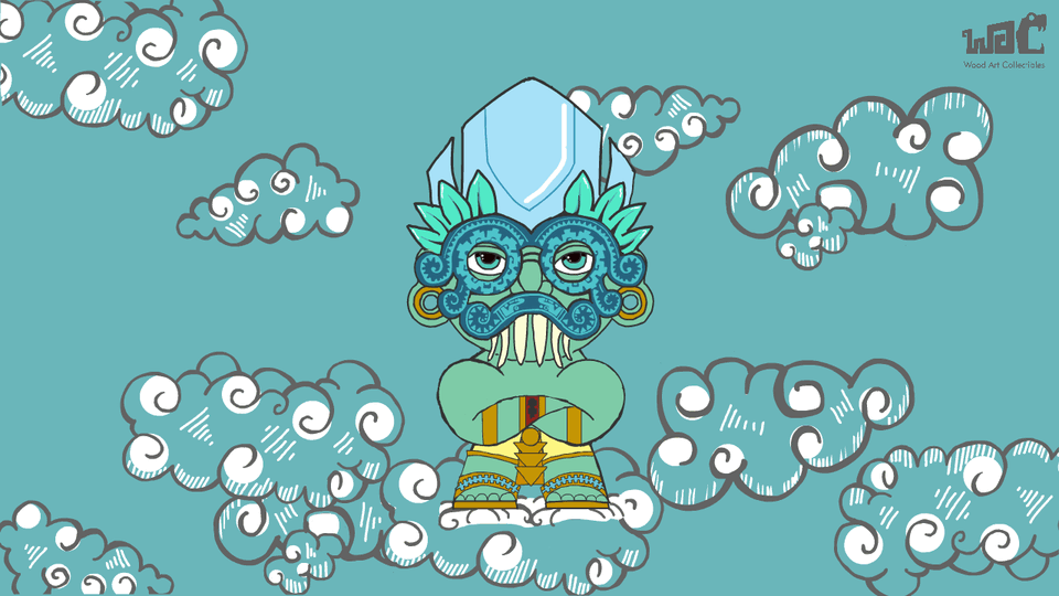Aztec Rain God Symbol