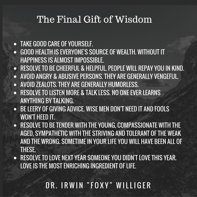 Wisdom Is A Gift