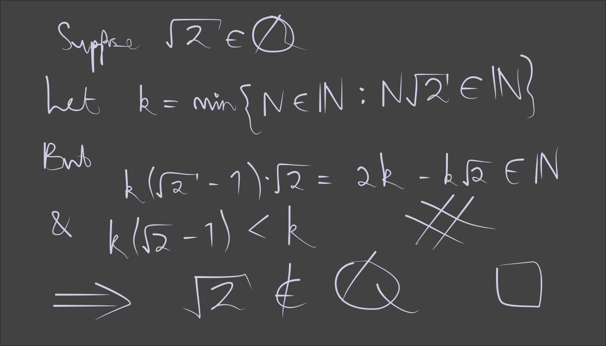 Irrational Root Theorem