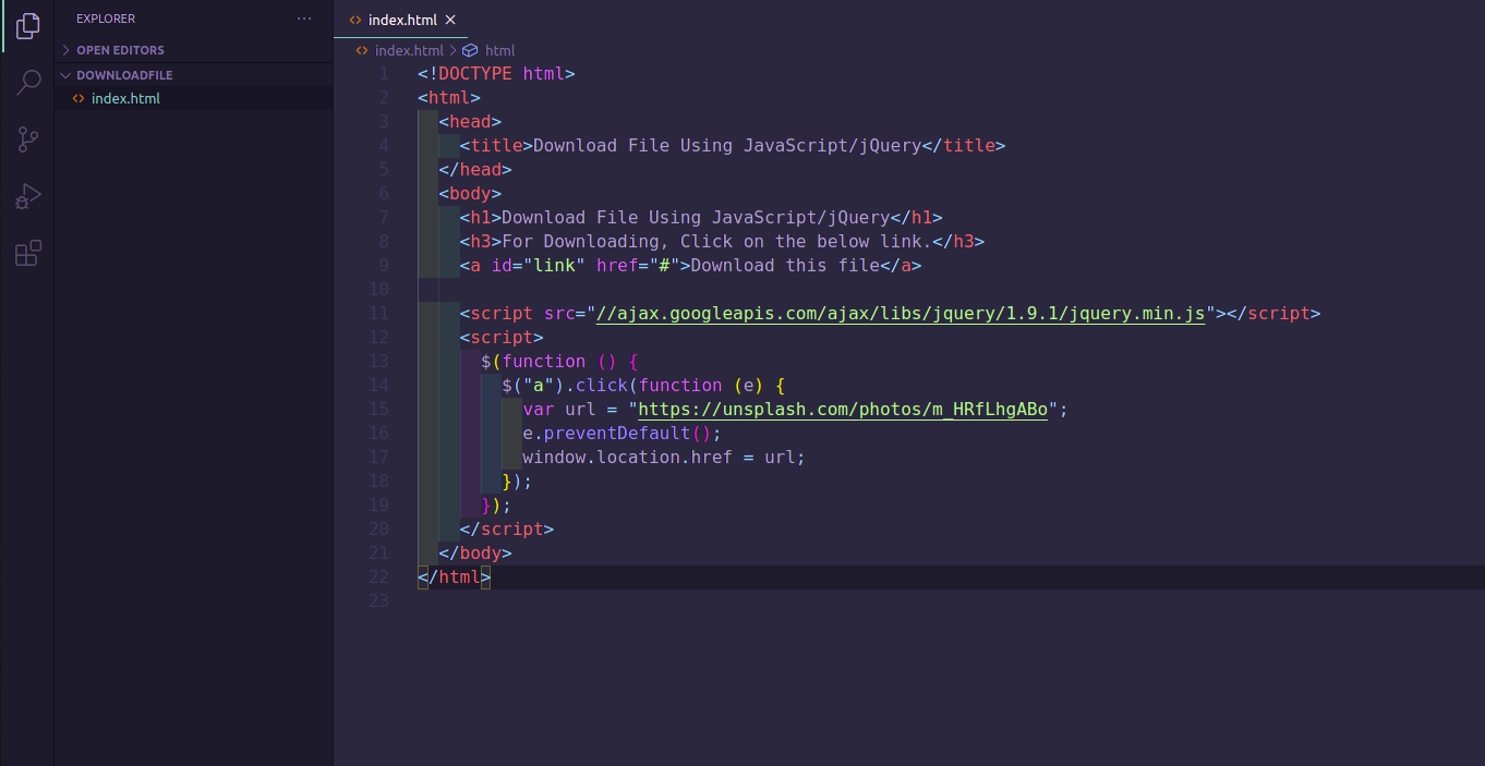 Index Html Download A) HTTP Files Manager, (b) Index.html Syntax, (c)