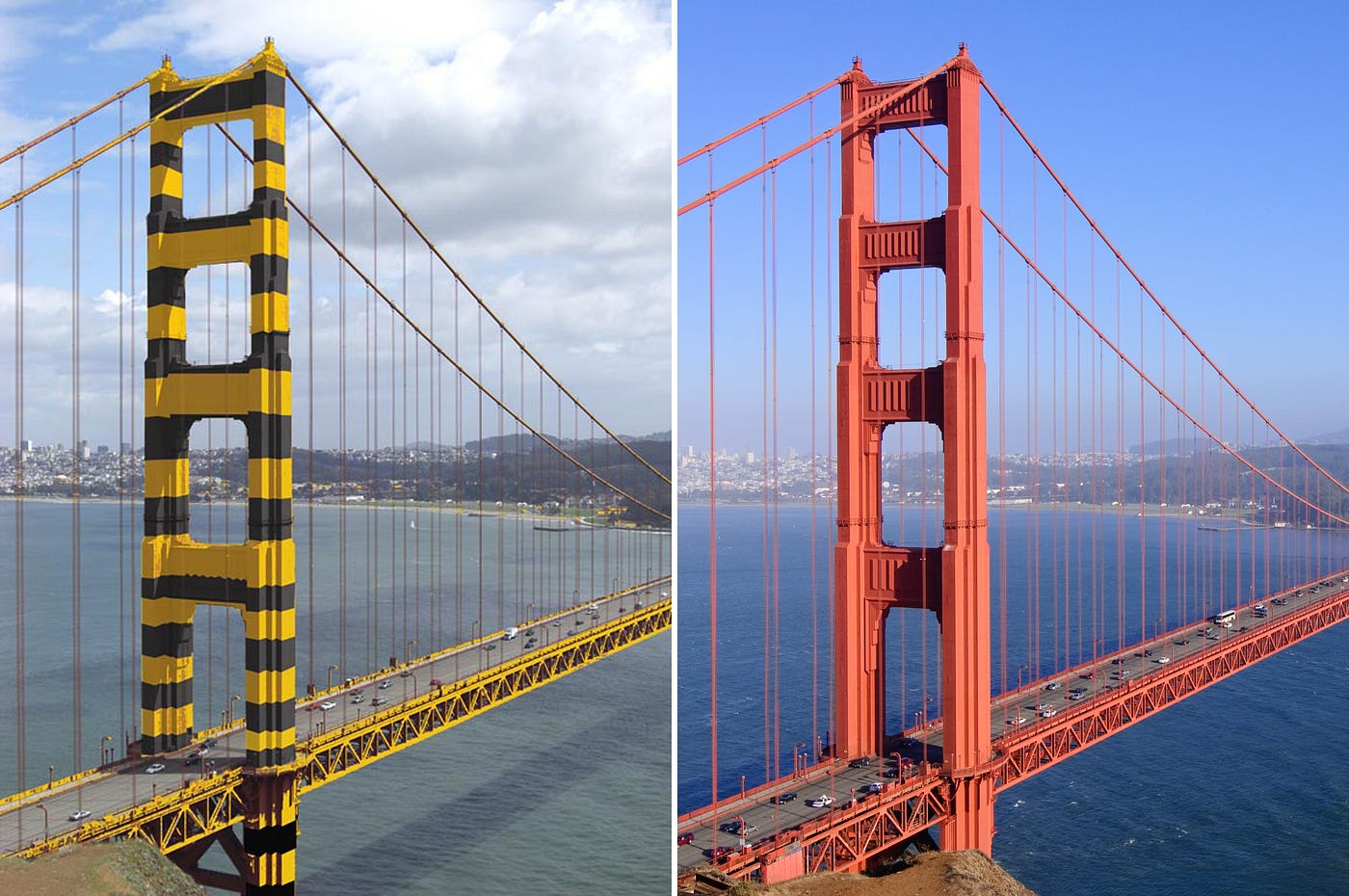 What Color Is The Golden Gate Bridge