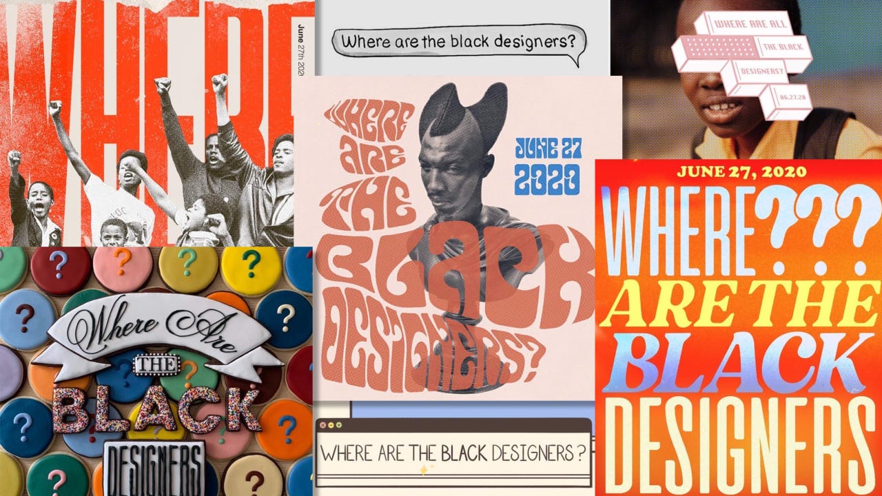 Black Graphic Design Art