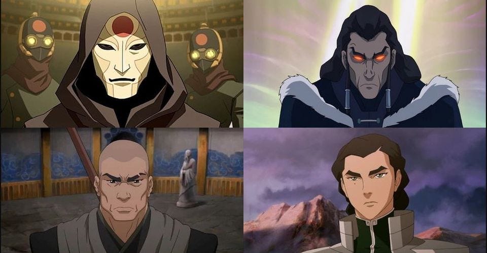 The Legend Of Korra Characters Season 3