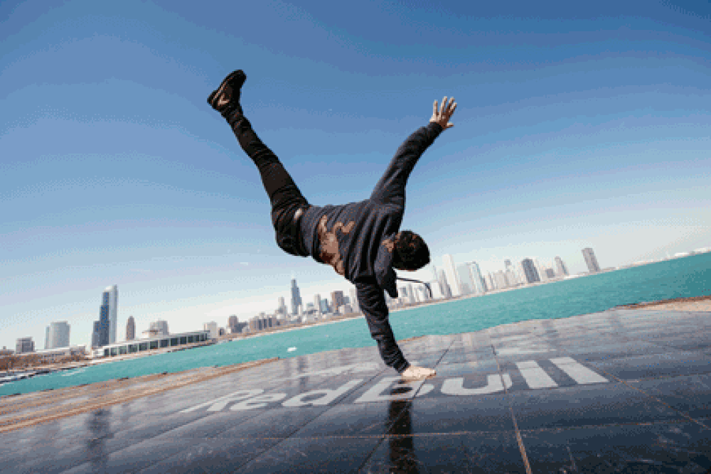 Gif Animé De Breakdance New Trending GIF Tagged Loop Wave Tiger