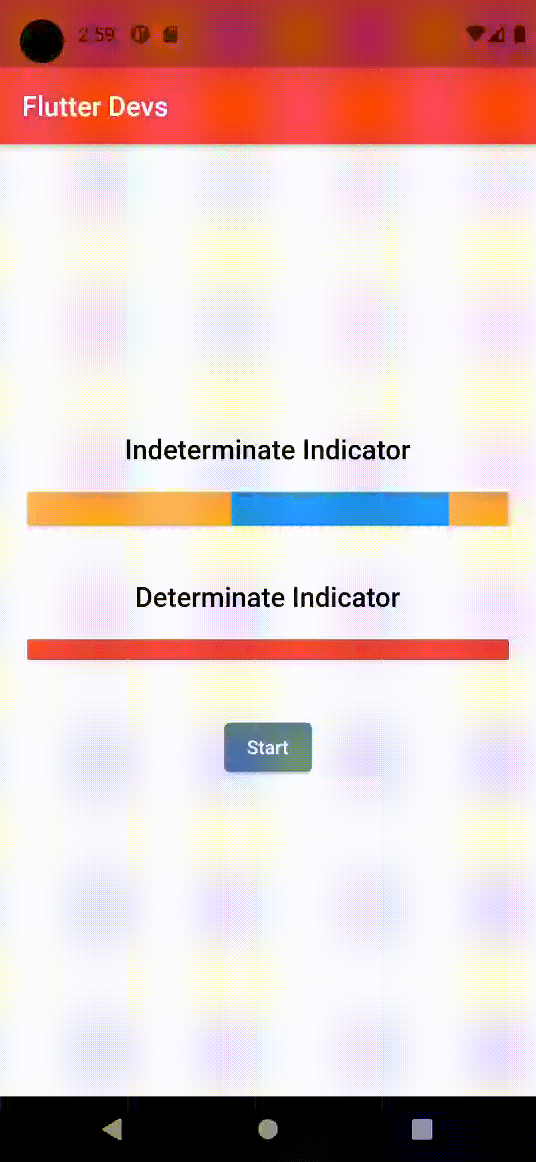 Indeterminate Progress Bar Animated Gif