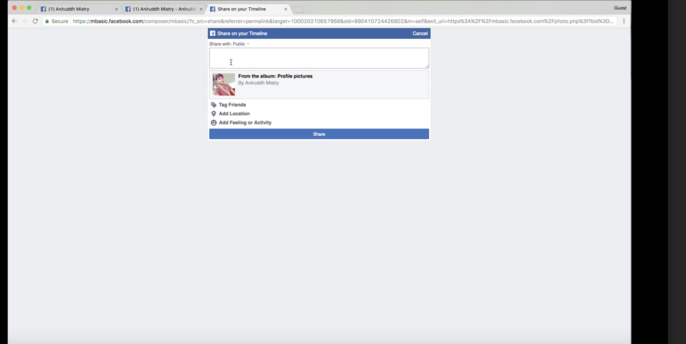 Facebook Blank User Icon