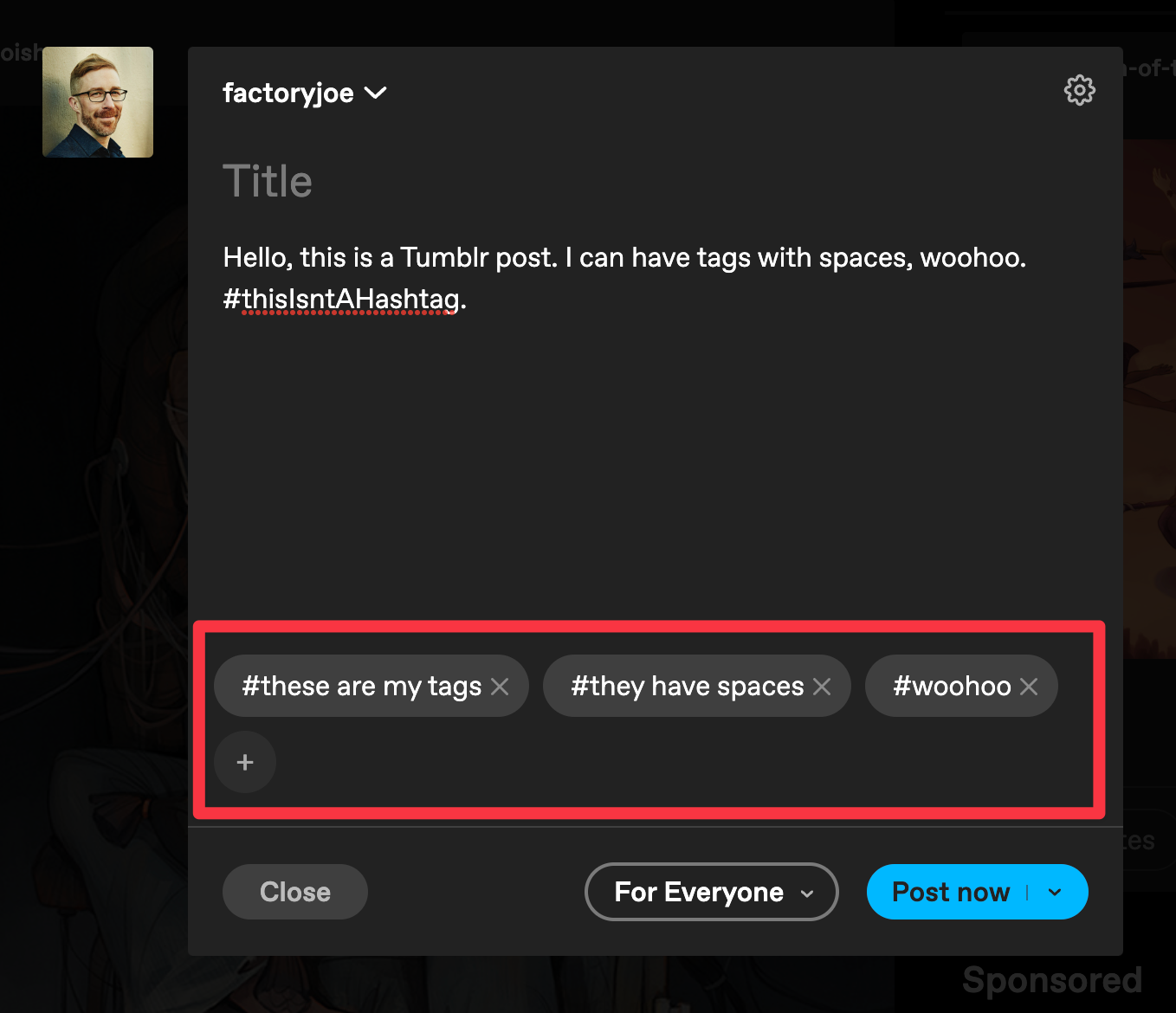 Tumblr My Tags
