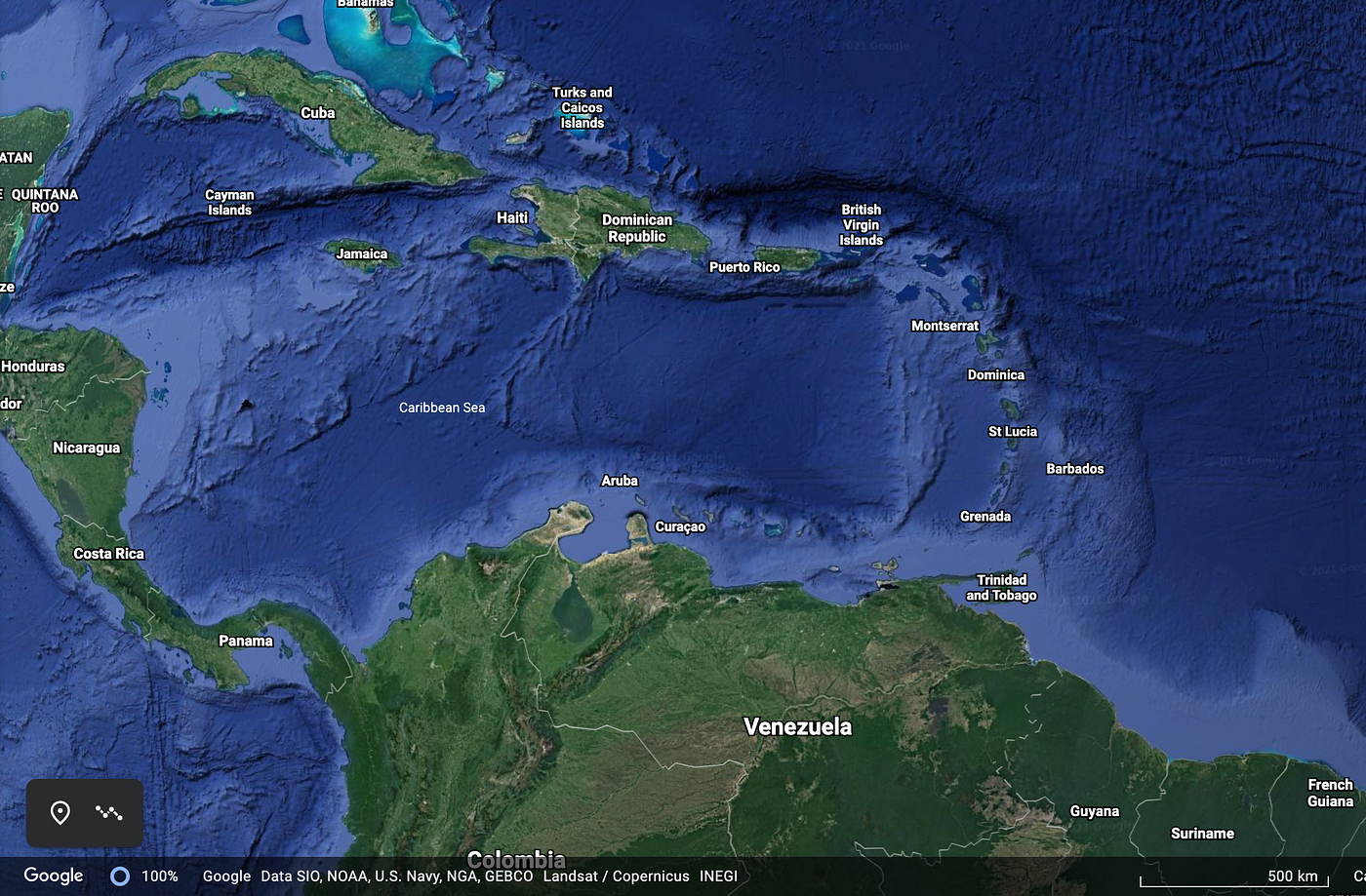 Nasa Satellite Map Zoom Caribbean