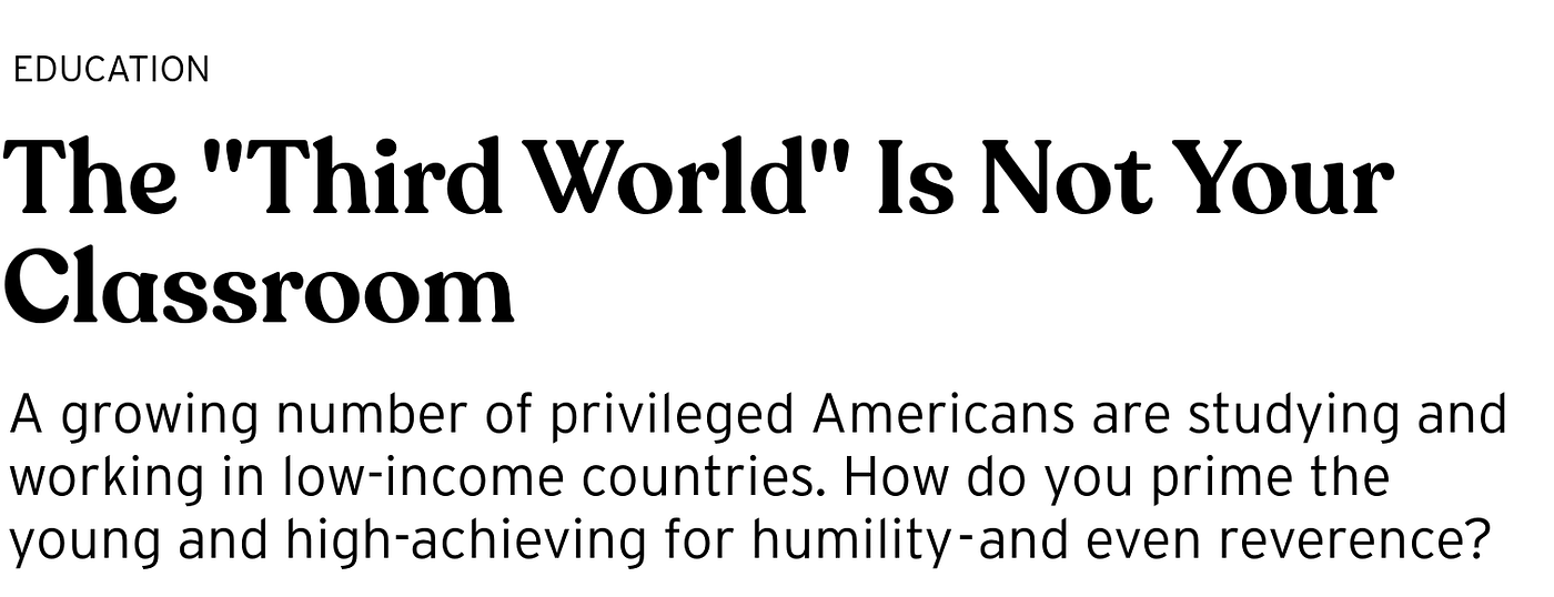 Third World Education Quotes